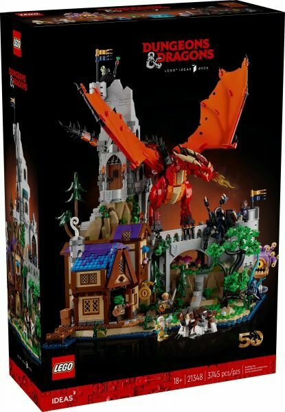 Lego 21348 Ideas Подземелья и драконы: Сказка о красном драконе