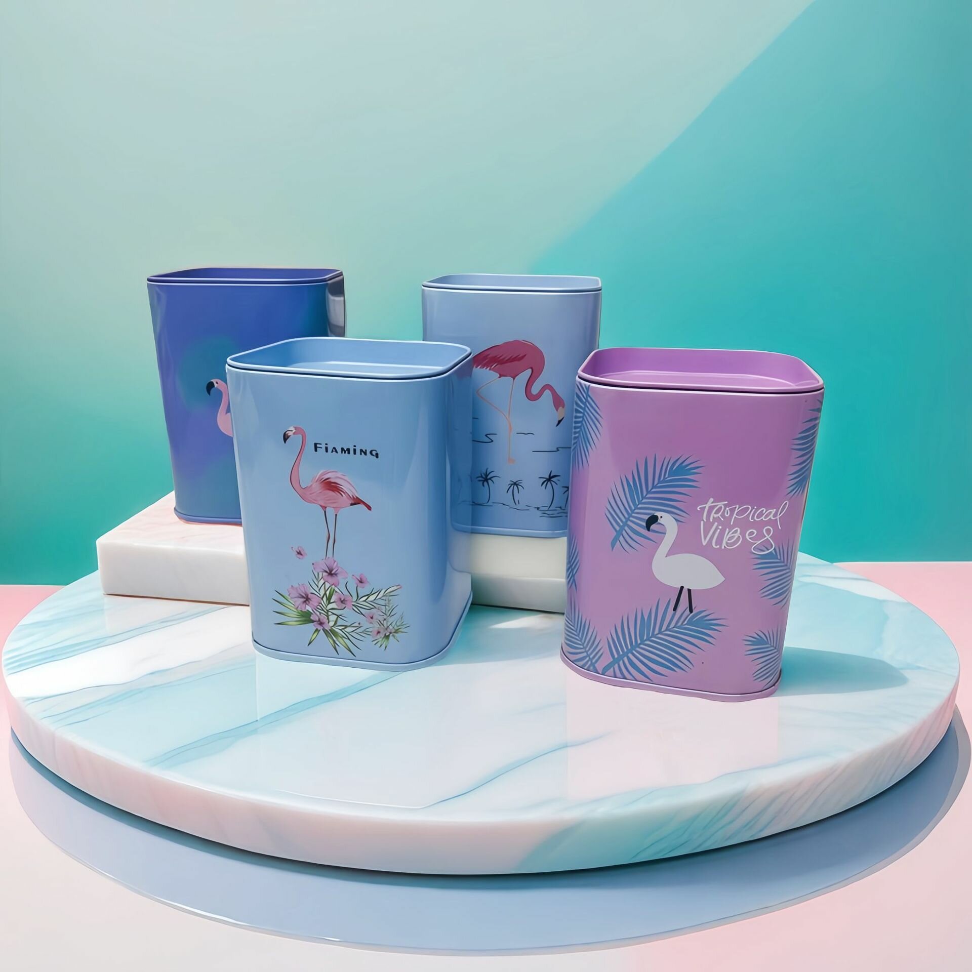 Квадратная металлическая жести в Корейском стиле копилка в британском стиле Копилка Мультфильм животных копилка