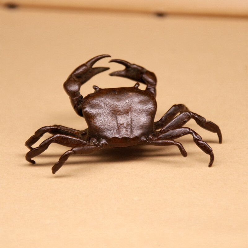 Чистая медь, сплошная медь, крышка для японского чая, крышка для краба, фиолетовая патина, держатель для чайника, общий чайный стол, домашний декор