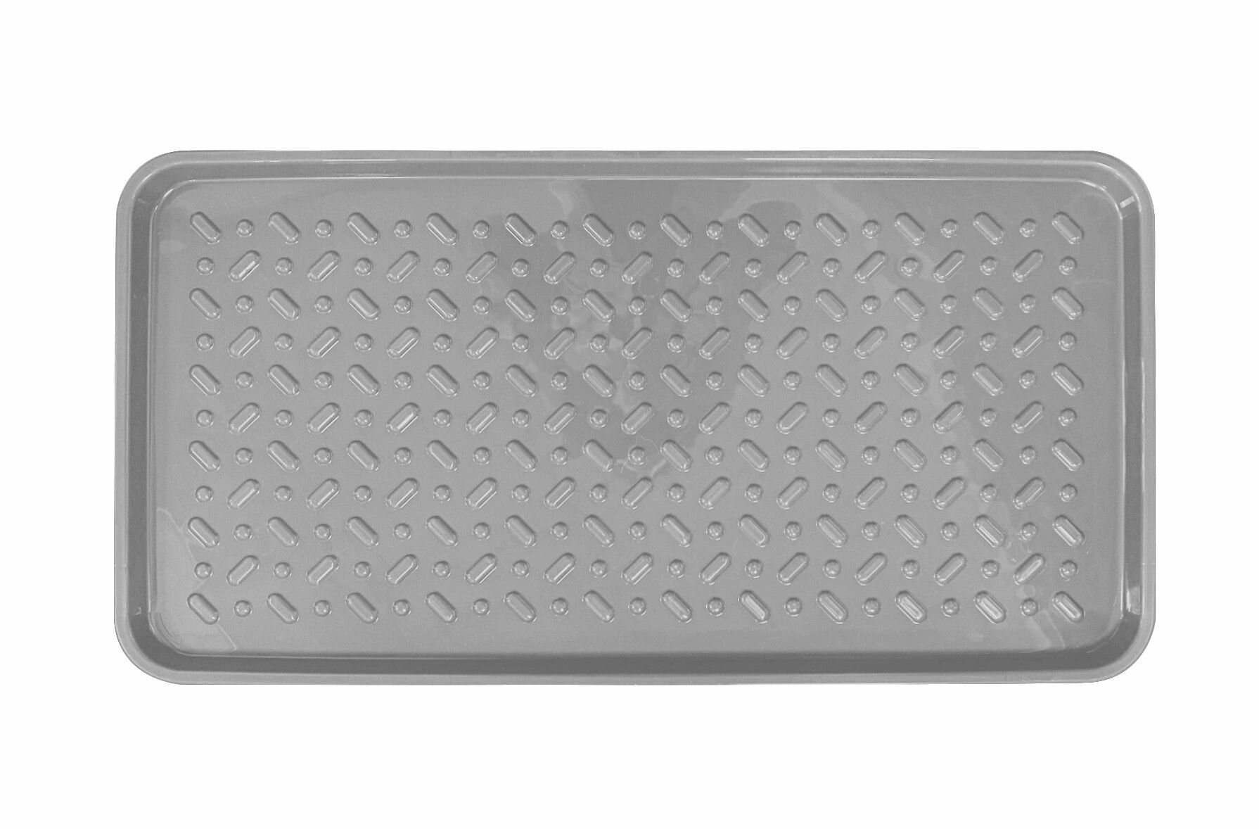 Лоток для обуви Архимед 71x37x2,5 св. серый Р1233СС
