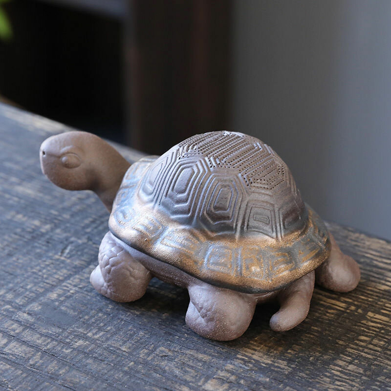 Японский стиль грубой керамики, позолоченный чайный фильтр, интегрированный фильтр для чая, разделитель, чашка для чая, фильтр для чайных листьев, украшение для чайного питомца