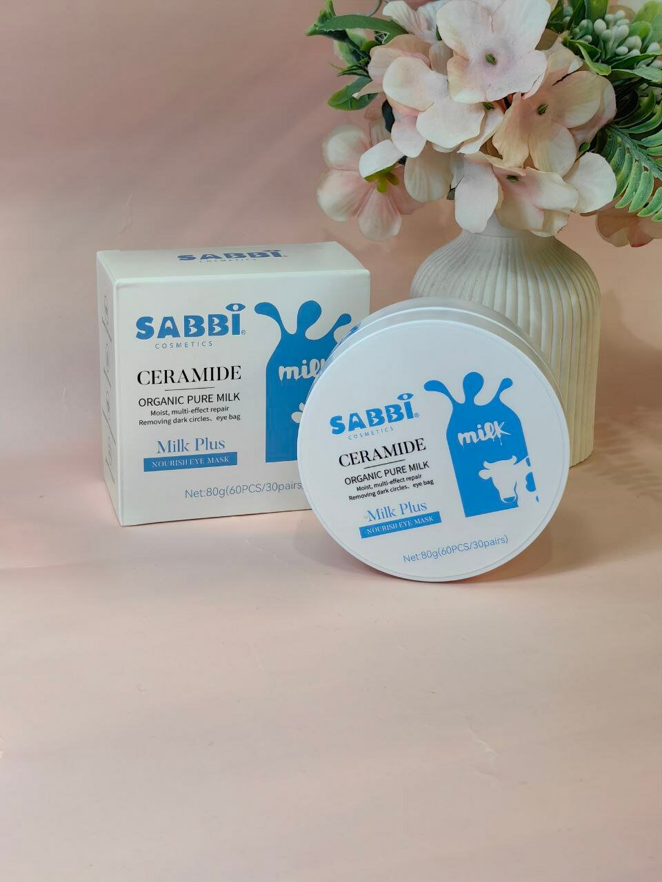 Патчи для глаз гидрогелевые от отеков, антивозрастные от мешков, морщин, темных гругов / с молочными протеинами / корейская технология