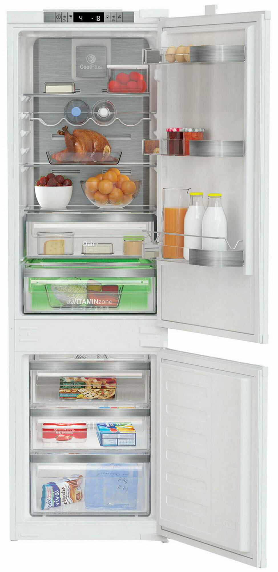 Встраиваемый холодильник GRUNDIG GKIN25720, с авто разморозкой