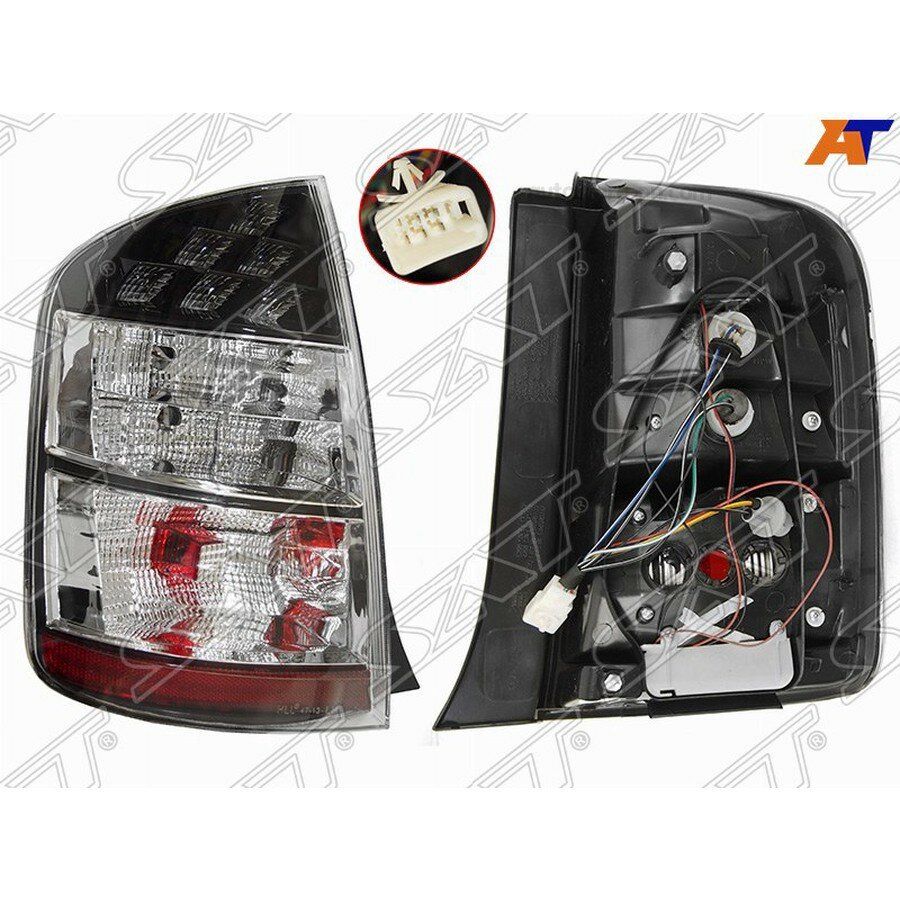 SAT ST21219J8LUE Фонарь задний Toyota Prius (NHW20) 03-05 (Слева)