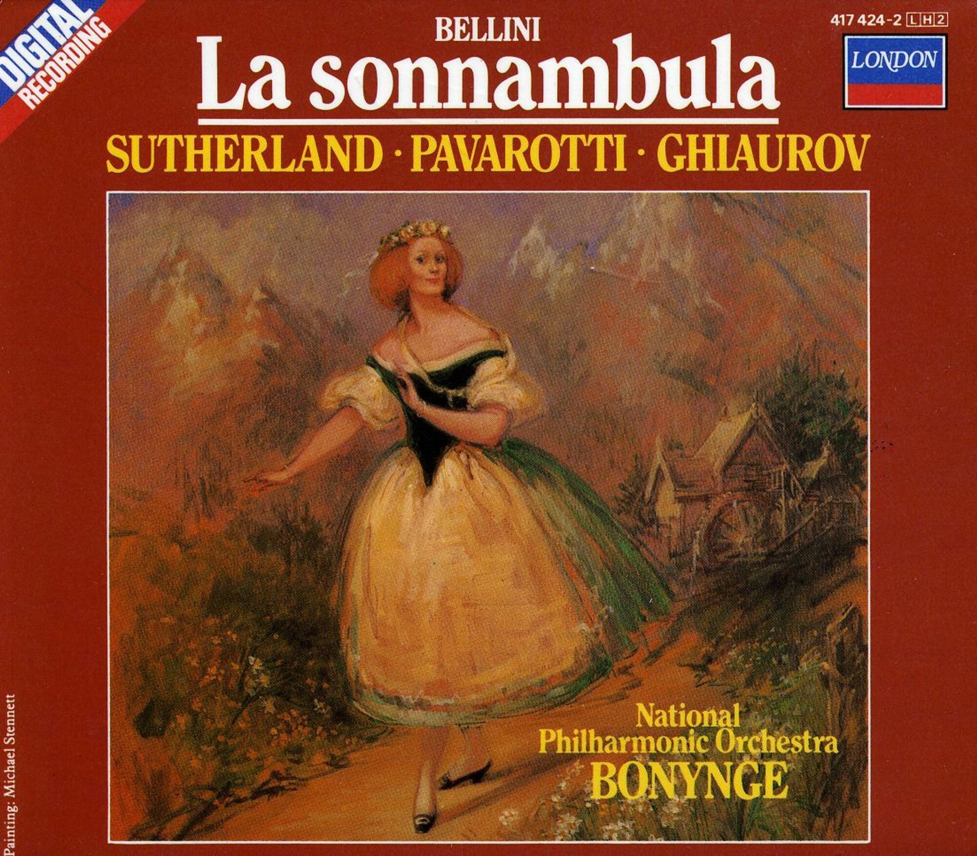 Компакт-диск Bellini: La Sonnambula. Joan Sutherland, Luciano Pavarotti, Nicolai Ghiaurov (2 CD)