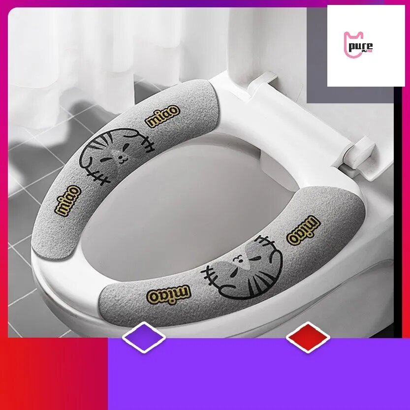 Клейкий коврик для унитаза