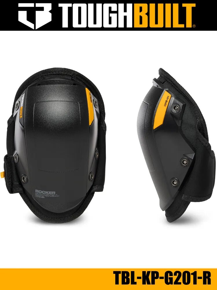 TOUGHBUILT TBL-KP-G201-R Наколенники GelFit Rocker, прочные, удобные, защитные инструменты