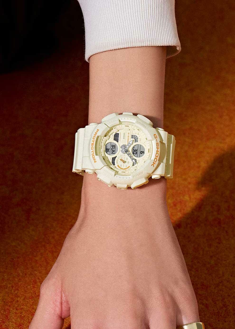 Наручные часы CASIO, бежевый — фото 1