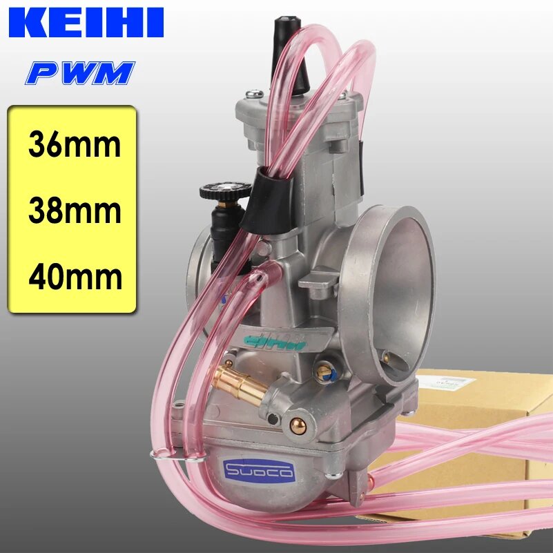 P.W.M Racing Carb 34 36 38 40 42 мм карбюратор для HondaYamahaSuzukiKawasakiKtm мотоцикл скутер UTV ATV Dirt Bike mx offroad