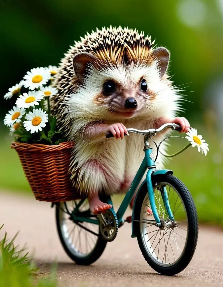 Алмазная Картина "ёжик" 40х50 См Алмазная Вышивка / Картина Стразами Подарков