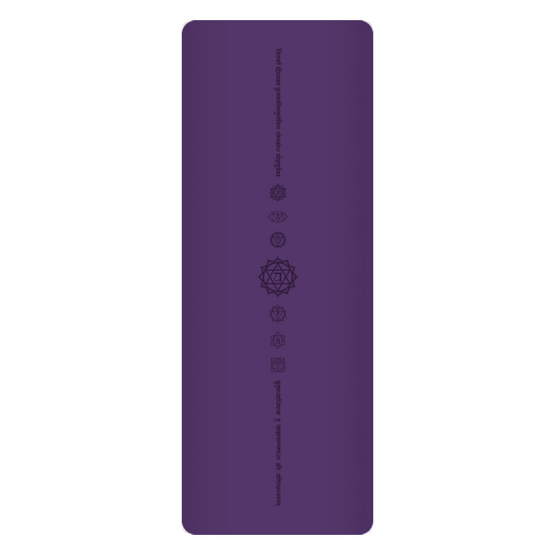 Белый коврик для йоги из искусственной кожи PU с натуральным каучуком - изготовленный на заказ, нескользящий, впитывающий пот фитнес-коврик, персонализированный танцевальный коврик в различных цветах.