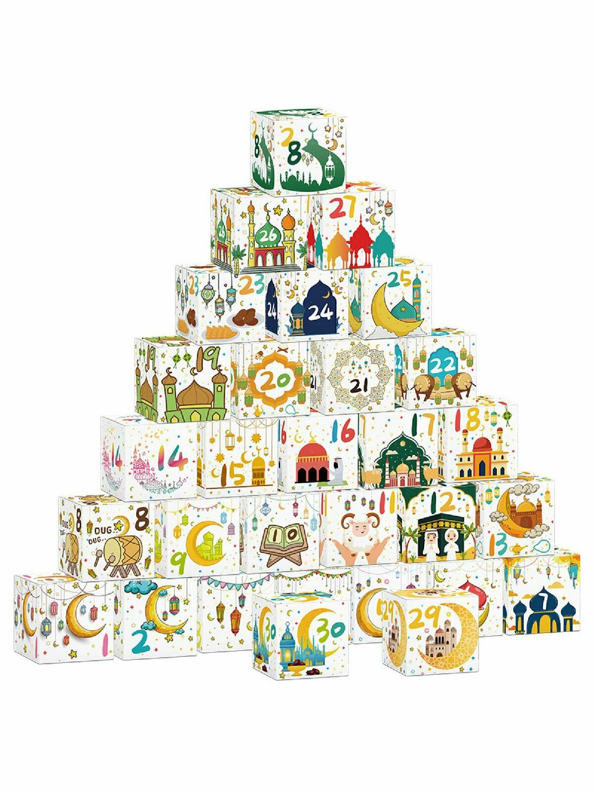 Коробки конфет 7х7х7 см, пакет для печенья, праздничные коробки для угощений для вечеринок