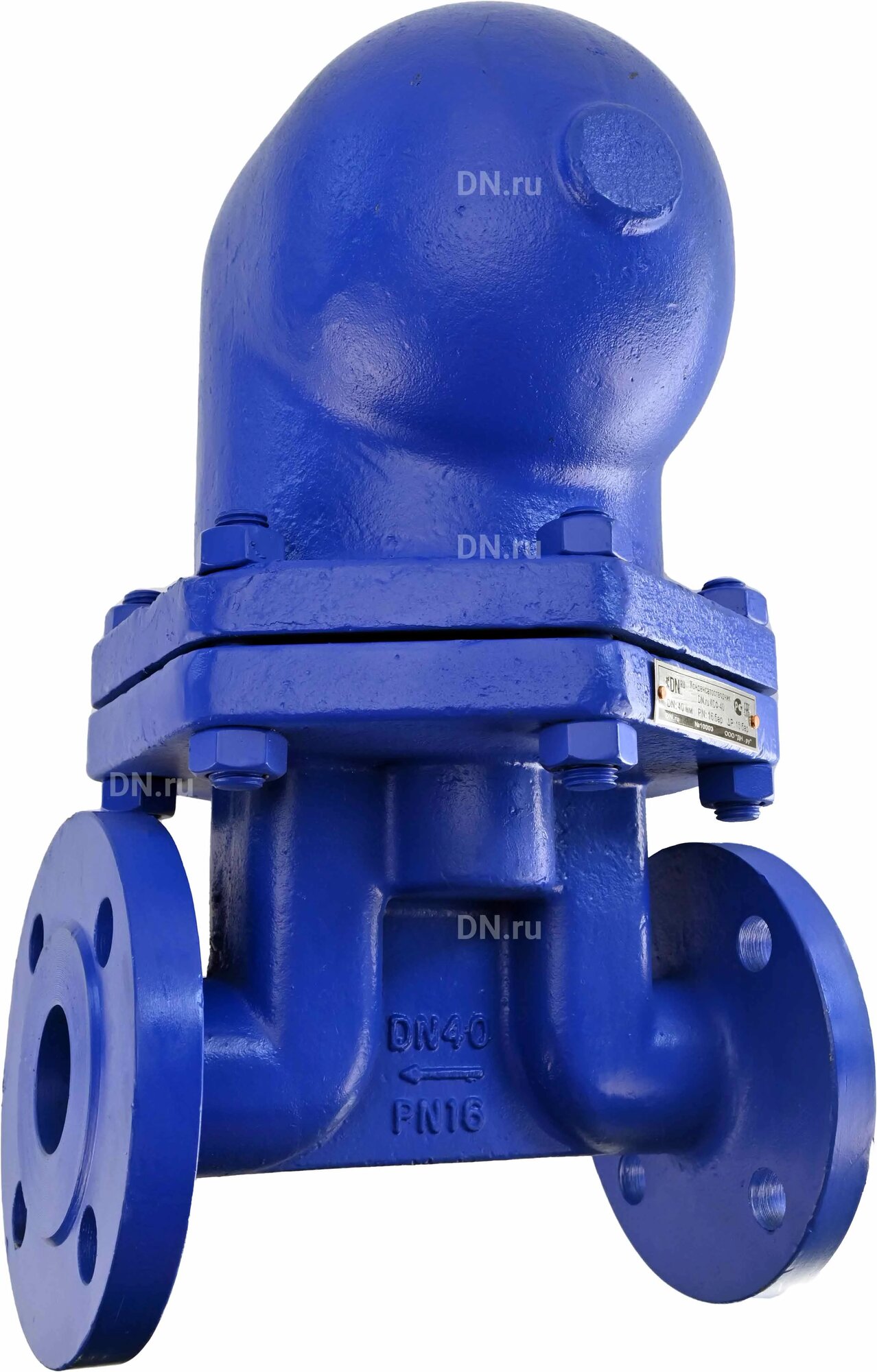 Конденсатоотводчик поплавковый DN.ru КСФ Ду20 Ру16 фланцевый, материал корпуса углеродистая сталь EN-1.0619