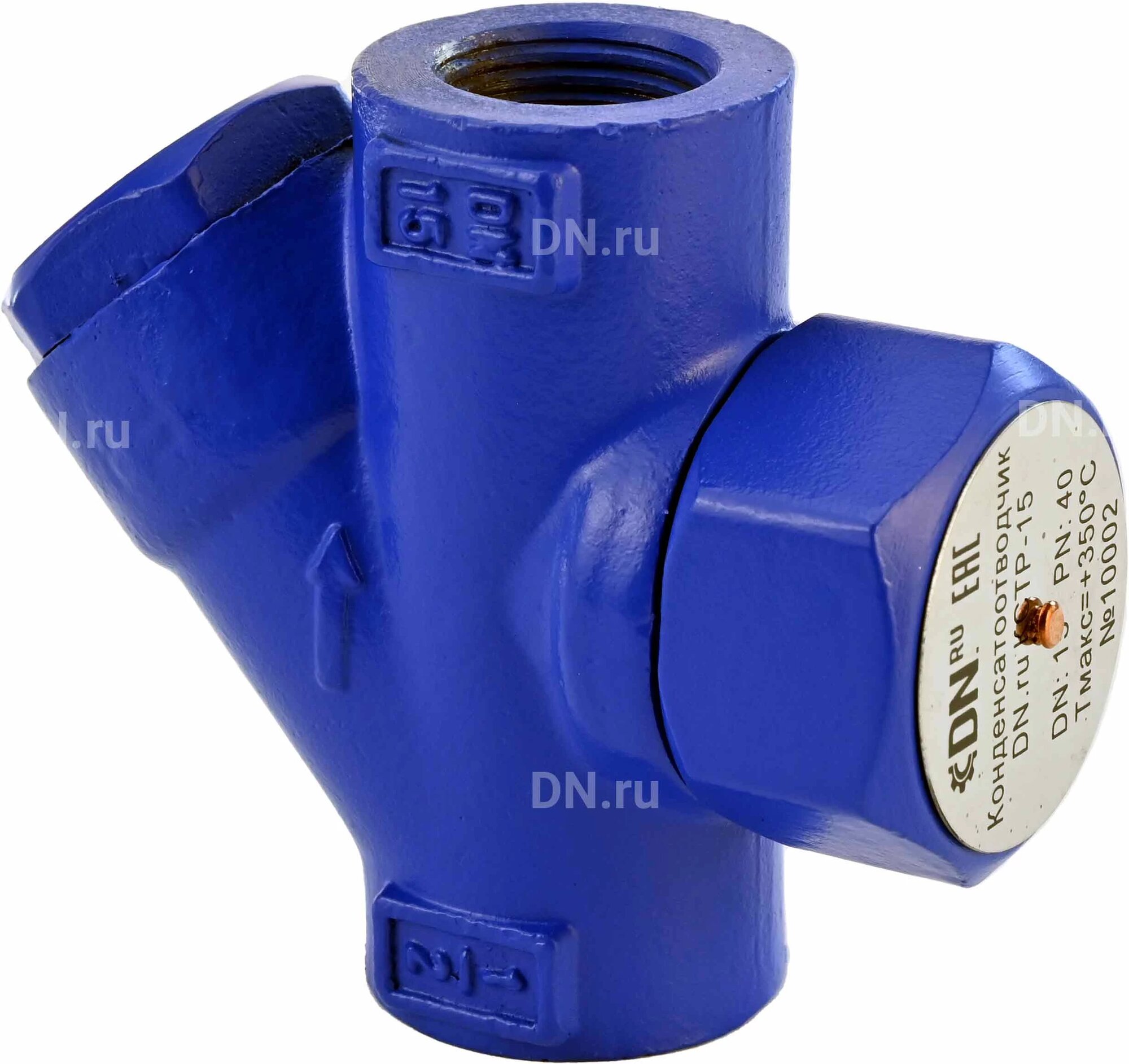 Конденсатоотводчик термодинамический DN.ru кстр Ду25 Ру40 с фильтром, стальной, резьбовой
