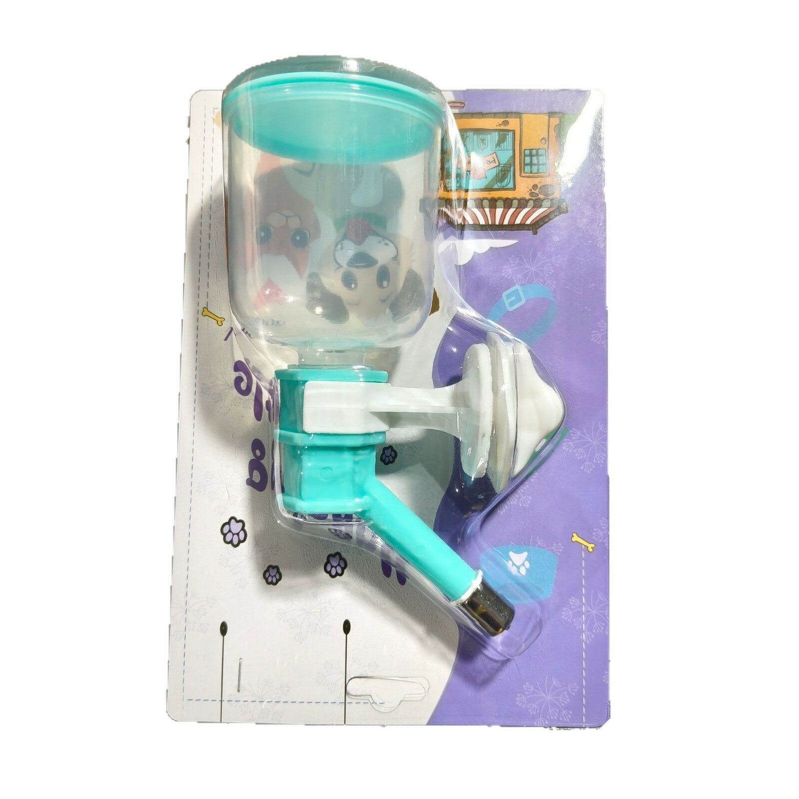 Автоматический подвесной дозатор воды для маленьких собак, бутылка с игольчатым типом, подвесной автоматический дозатор воды для клетки