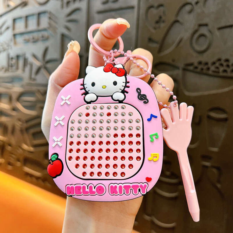 2025 Новый мини-игрушка интернет-знаменитости, магнитный стальной шарик, доска для рисования, брелок Sanrio, подвеска, артефакт для снятия стресса