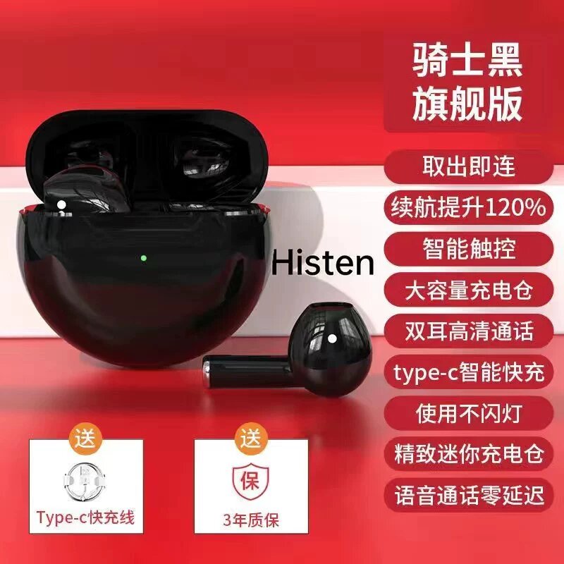 Беспроводные Bluetooth-наушники Huawei Honor X40/X40i/X40GT с высококачественным звучанием, черные