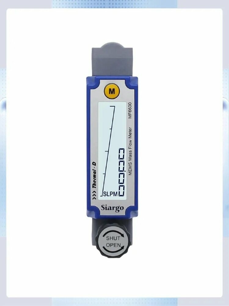 MF6600 ЖК-Дисплей Digital MEMS GAS Throwmeter Тепловой Массовый Счетчик RS485 Регулируемая Высокая Точность 0-1 SLPM