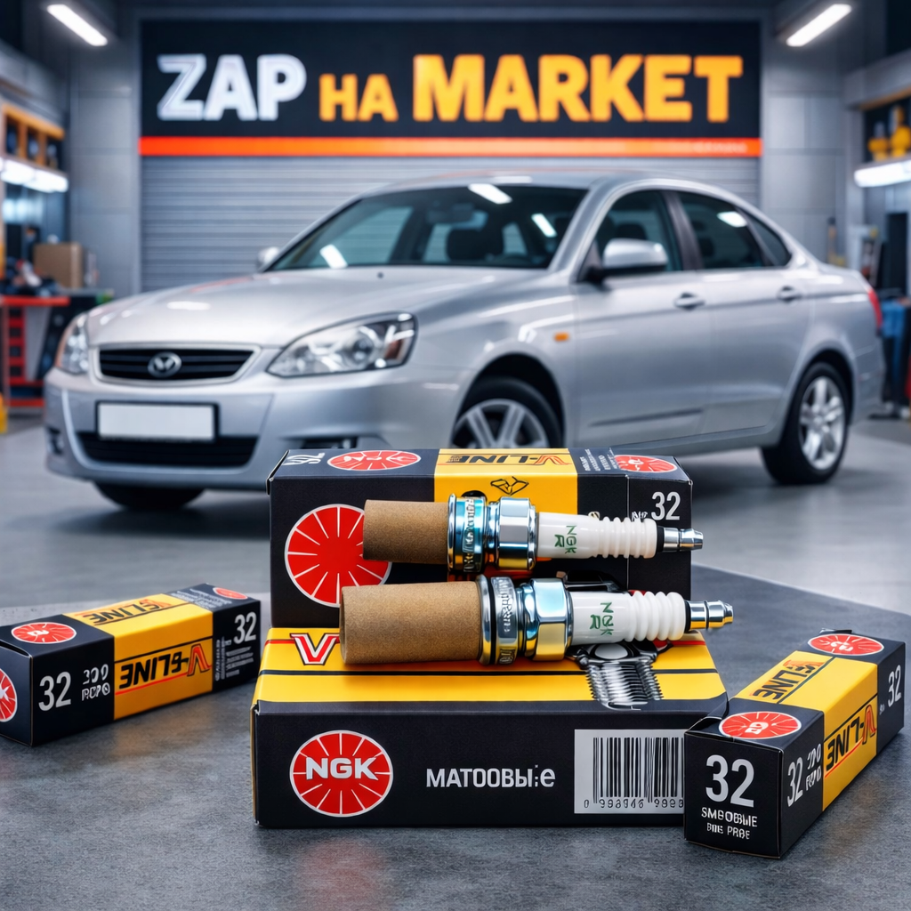 Комплект свечей зажигания NGK BCPR5E 326345, 4 шт — для Kia, Hyundai, Renault, Nissan, Toyota, Mazda, Mercedes-Benz