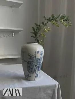 ZARA HOME Ваза, 1 см , Глина