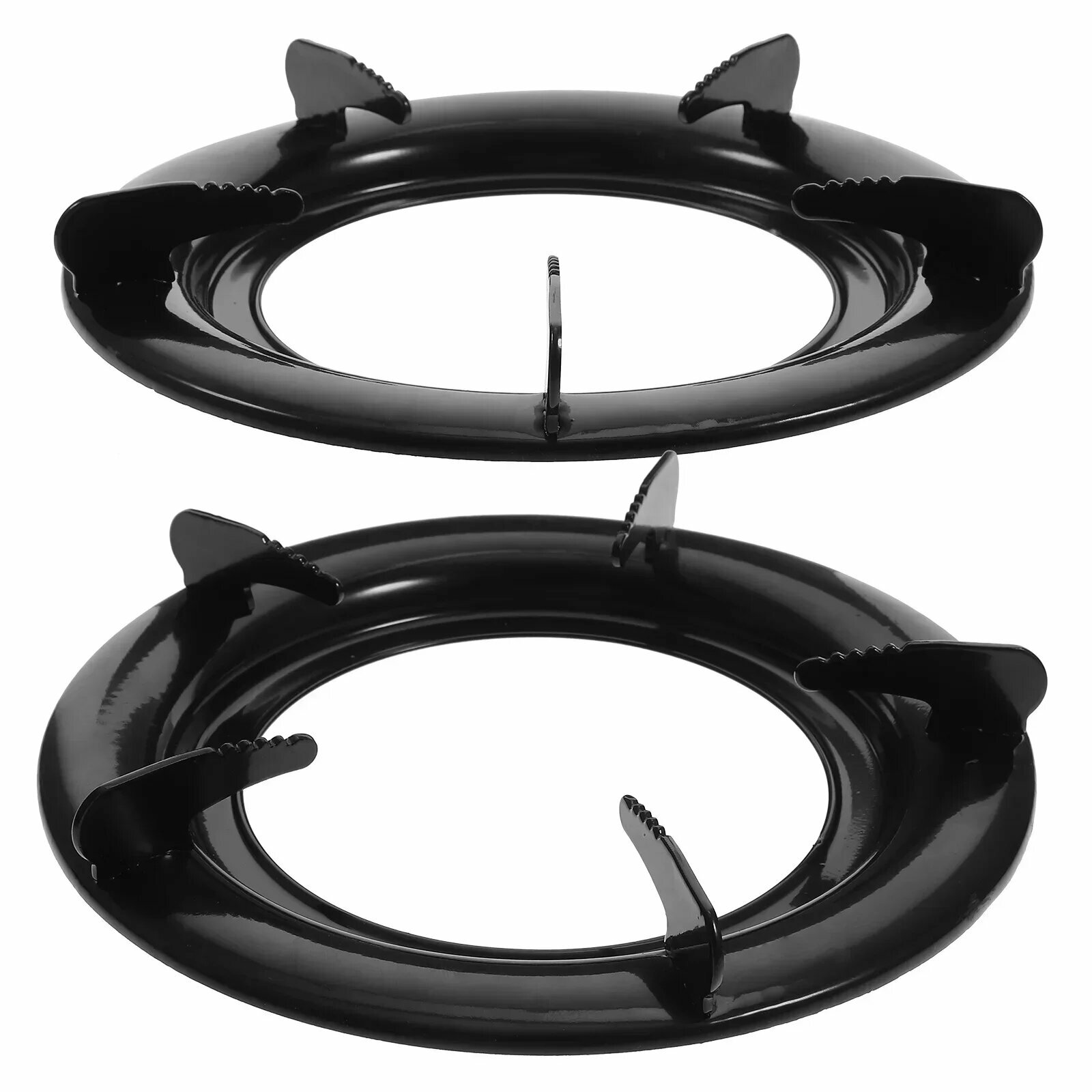 Подставка для плиты, опорное кольцо для вока, круглая газовая плита, держатель кастрюли, 2 шт, чугунная решетка для горелки, подставки для варочной панели