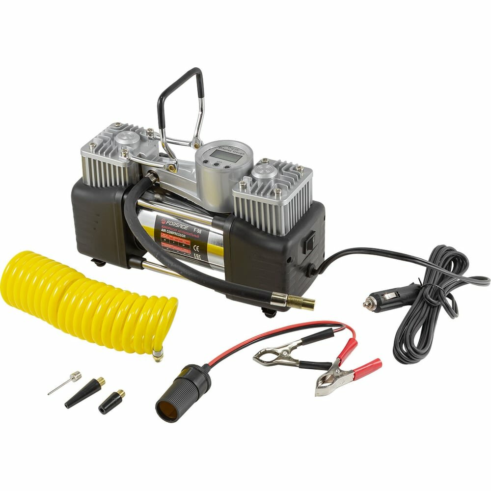 Поршневой двухцилиндровый автомобильный компрессор Forsage F-98(30183)