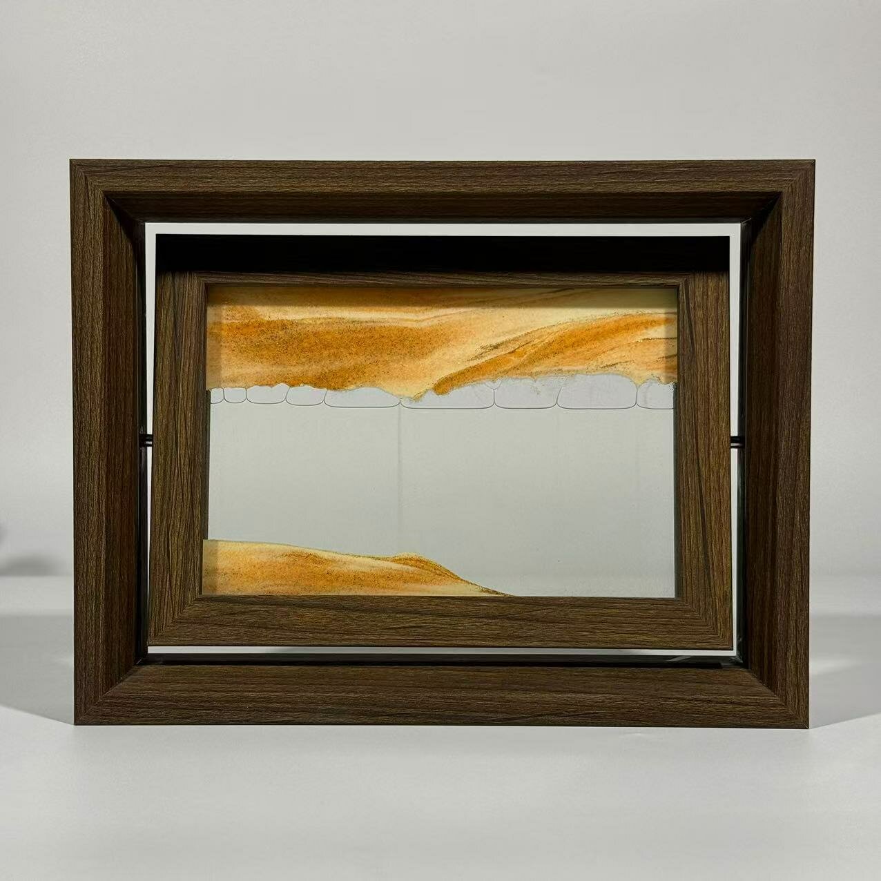 Фоторамка с рисунком из текучего песка, декор для гостиной, телевизионного шкафа, винного шкафа, офиса, дома, креативный песочные часы, подарок на день рождения