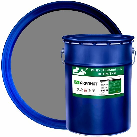 Эмаль для бетонных полов Мицар AKROMAT B50, 25 кг, серый
