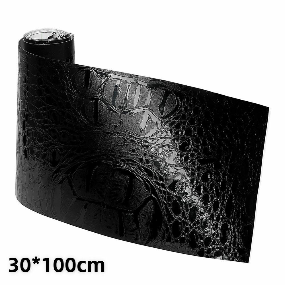 Самоклеящаяся PVC-пленка с крокодиловой текстурой 30x100 см для салона и мебели — отделка и защита поверхностей