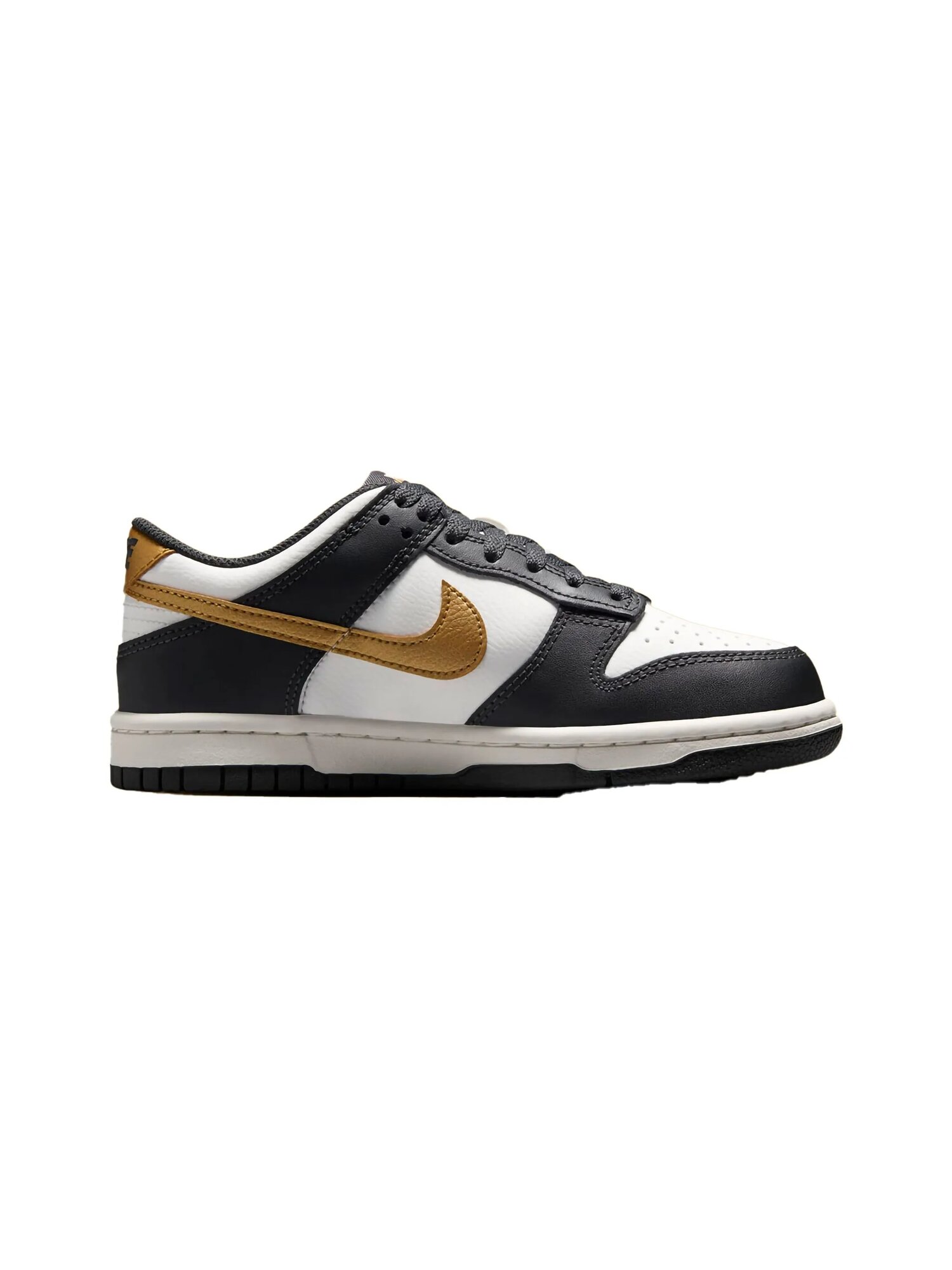 Кроссовки NIKE Dunk Low, размер 4.5Y US, белый — фото 1