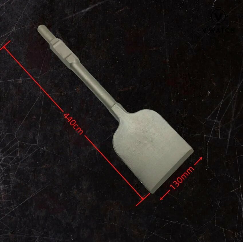 KNOW EASY-Зубило плоское широкое 125мм HEX 30 для отбойного молотка