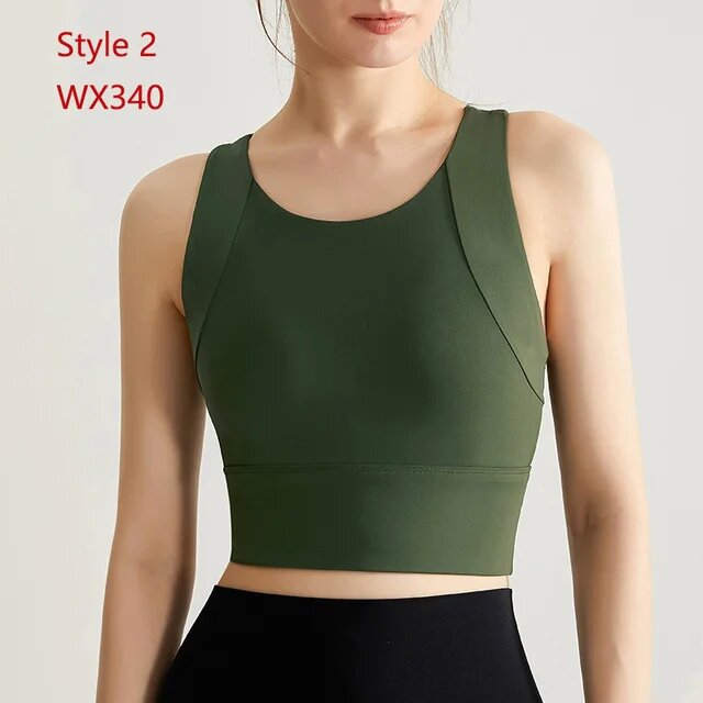 Женский высокопрочный сейсмостойкий спортивный бюстгальтер с фиксированными чашками, топ для йоги, фитнеса, с эффектом пуш-ап, для бега на открытом воздухе, тренажерного зала и тренировок. размер,46/L