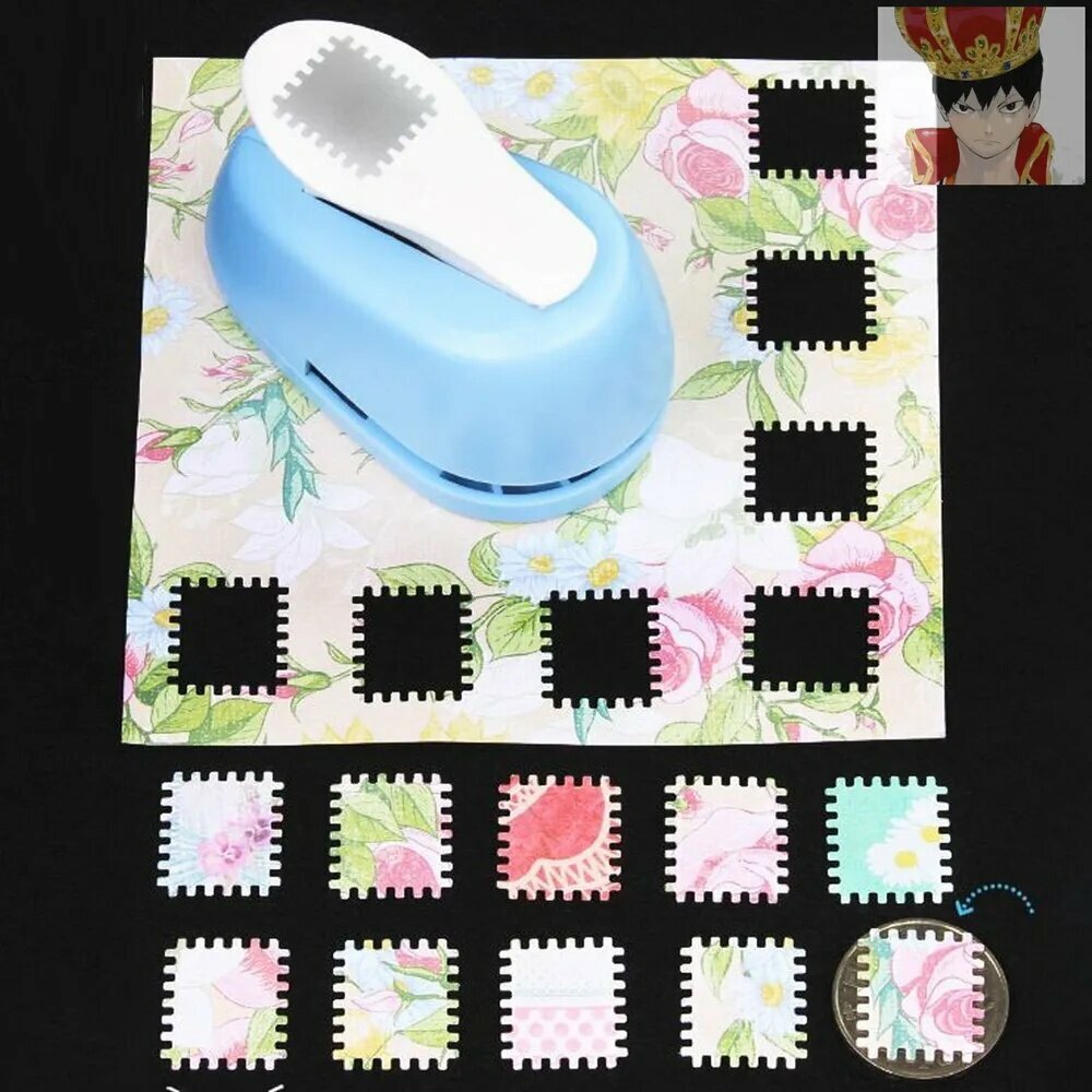 Ручной DIY-перфоратор для создания узоров, пресс для тиснения рамок, подходит для 2×1,8 см — фото 1
