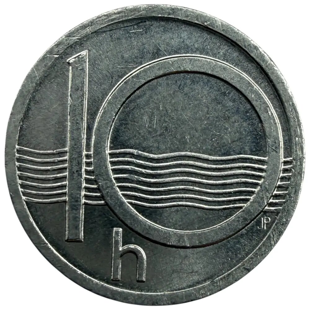 Чехия 10 геллеров 1993 г. (B)