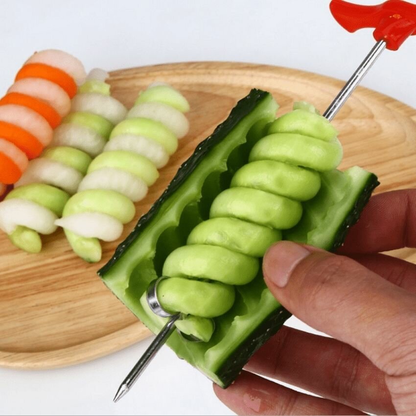 Ручной измельчитель красный Фрукто-овощерезка