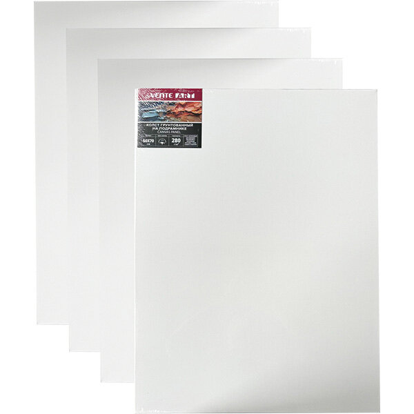 Холст deVente Art 50*70см белый, на подрамнике, хлопок, м/з, количество: 2 штук