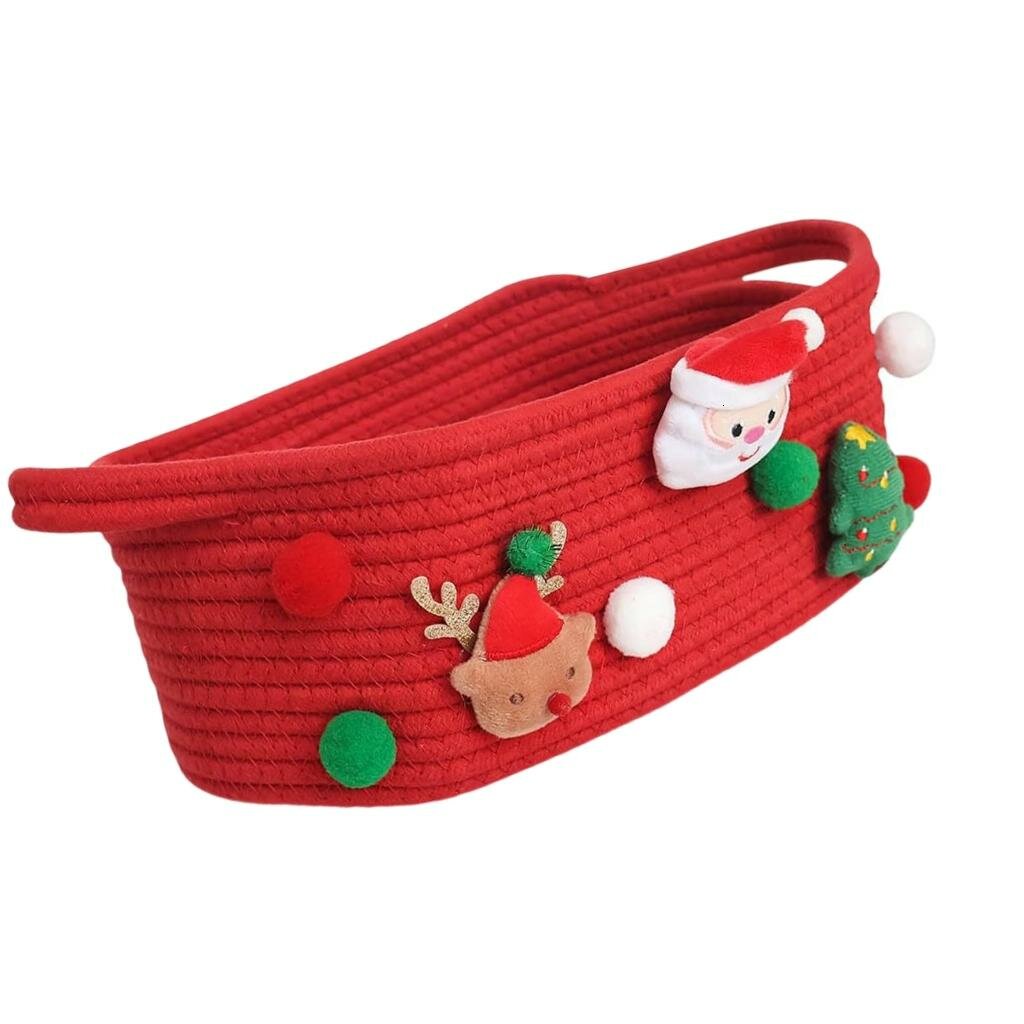 Корзина для хранения подарков, красный