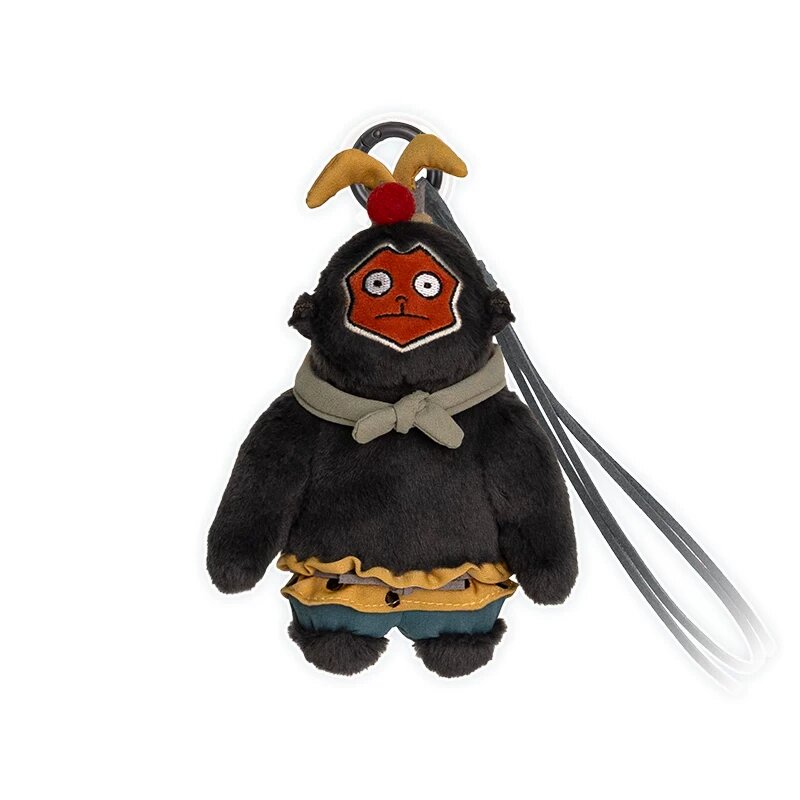 Плюшевый брелок 10 см с гориллой-демоном, милый аксессуар для сумок и рюкзаков, официальный лицензированный товар,