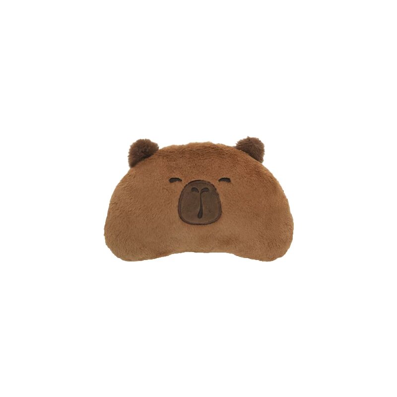 Зимняя плюшевая теплая подушка-накидка на сиденье автомобиля, подголовник, поясничная подушка, мультяшный милый дизайн,