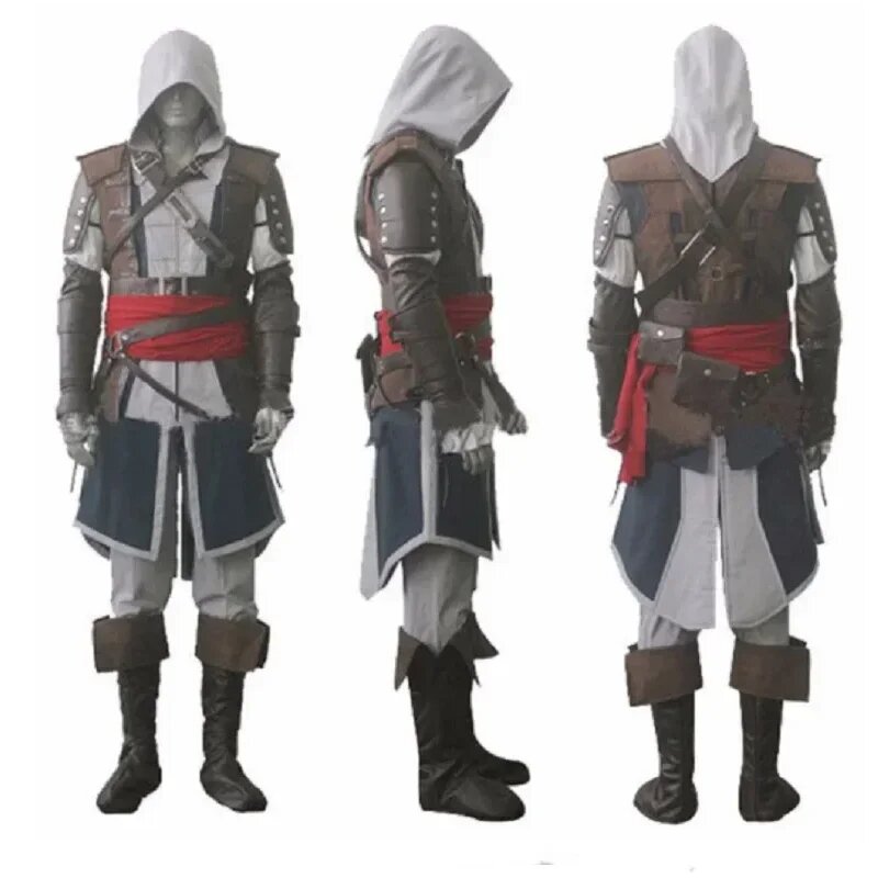 Косплей костюм Assassin's Creed Эдвард Ezio Arno S, 01full set, Women