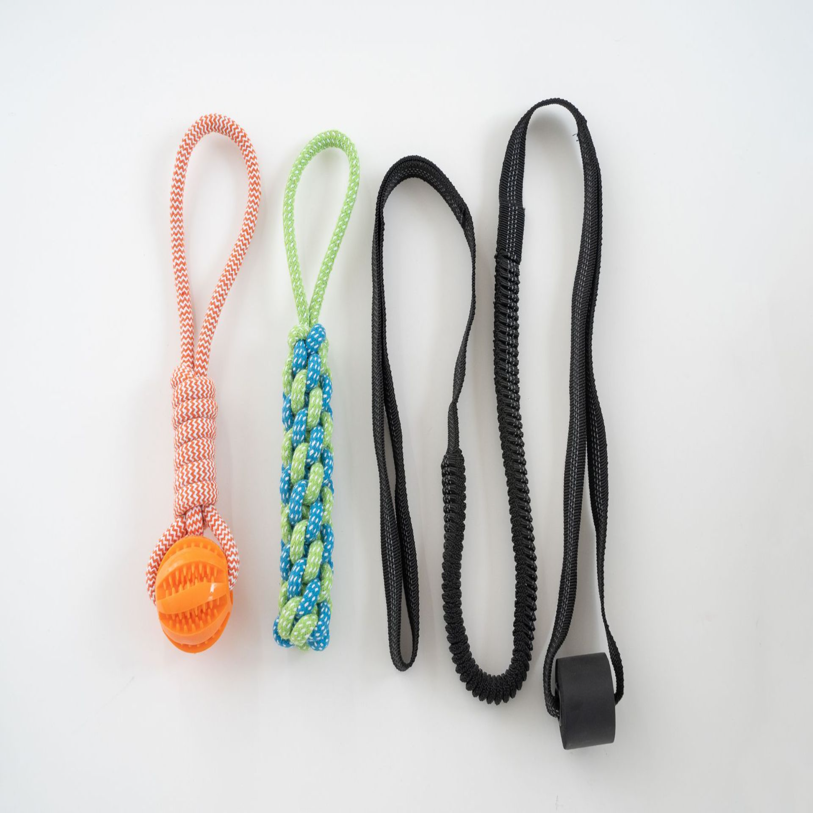 Игрушка для собак эластичная интерактивная тяга с тросом для тяги веревкой в узел мяч двойной укус веревка висячая на дереве висячая игрушка для помещений пружинный трос черный веревка красный мяч синий узел длина 185 см вес 357 г упаковка 20*16*4"