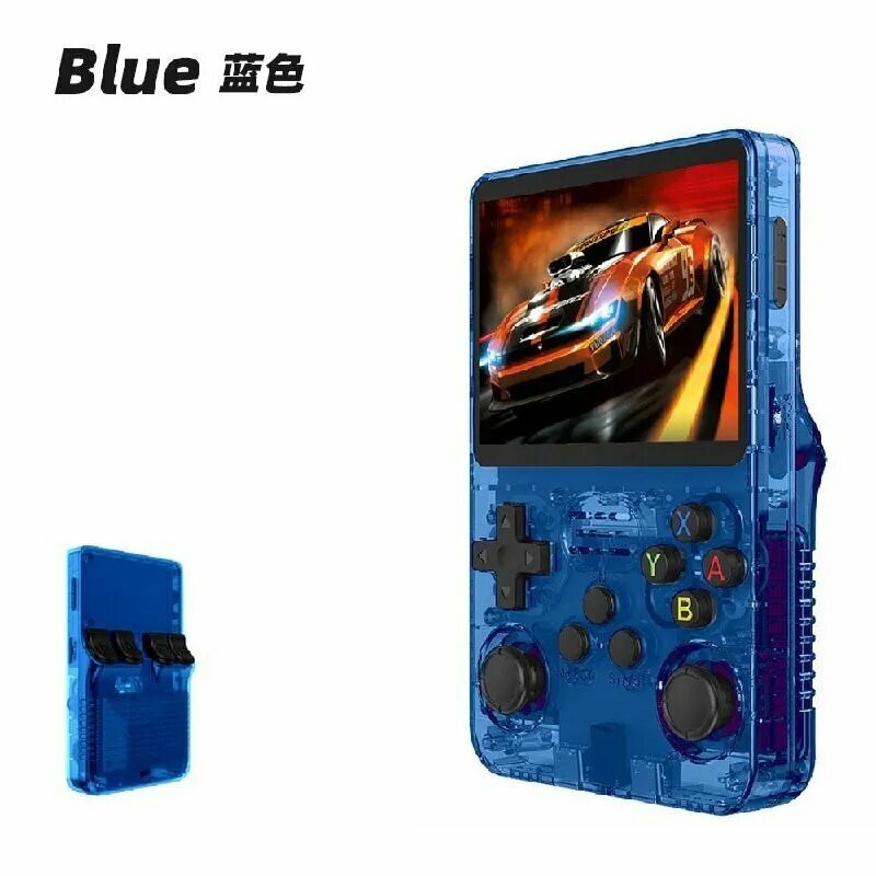 Игровая портативная приставка ретро-консоль R36S, 64 ГБ