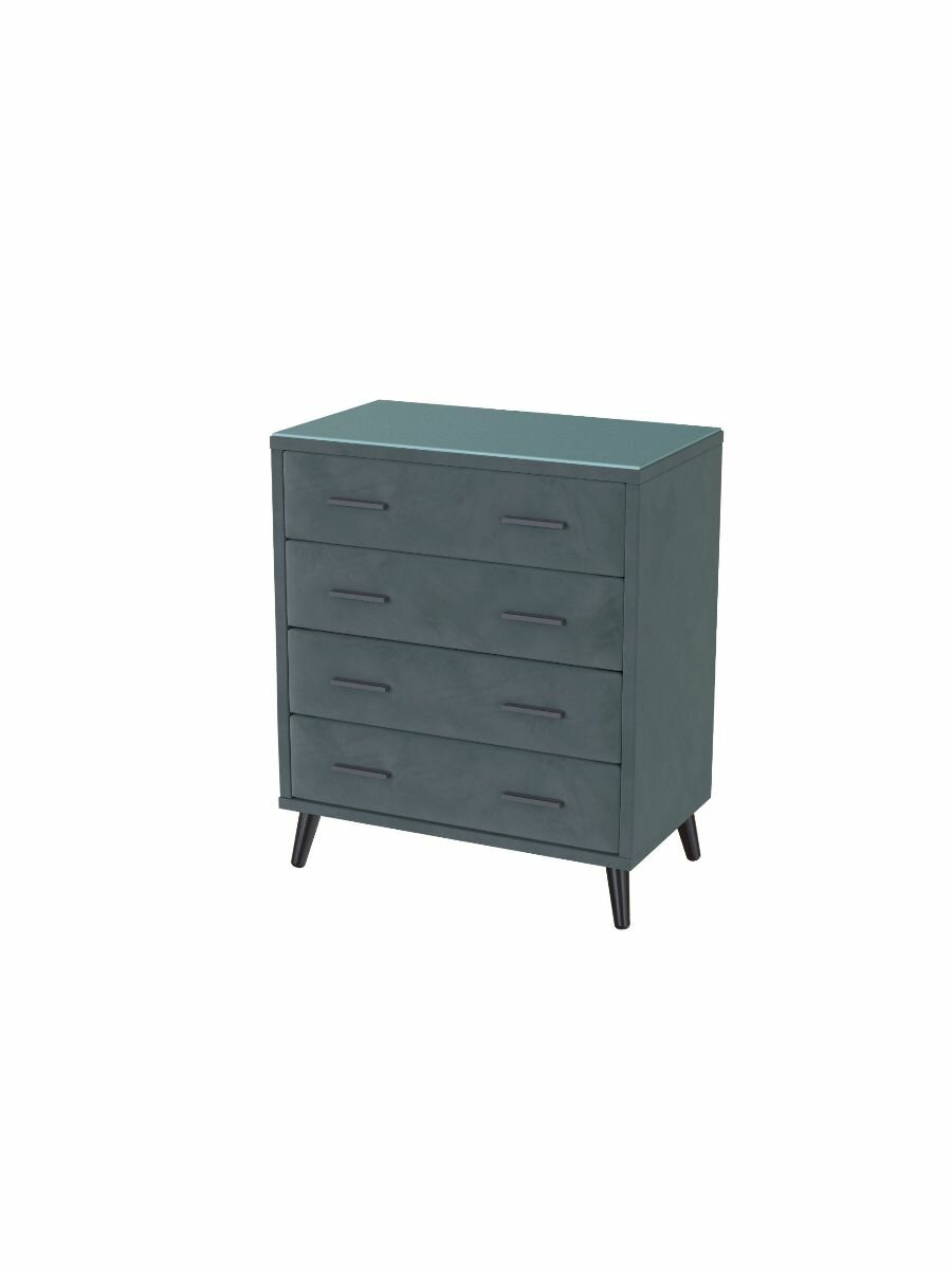 Домани Комод интерьерный Пай 930х800х460, Серый/МДФ Бриз