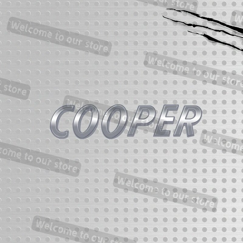 3D металлический значок Cooper для Mini Cooper R55 R56 R58 F57