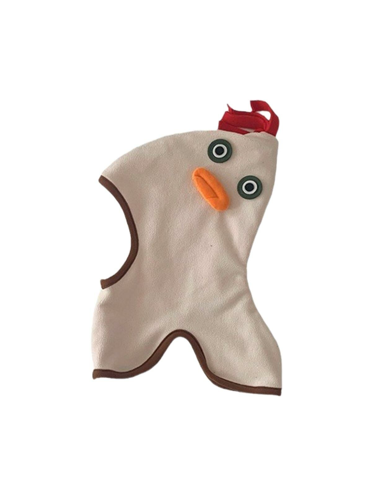 Удобная шапочка-бини, теплая интегрированная шапка-капор, шейный платок на осень-зиму