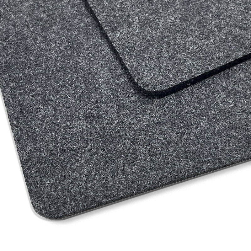 Большой войлочный коврик для стола, простой однотонный, экологичный, из натурального каучука, нескользящий коврик для мыши, очень большой офисный коврик