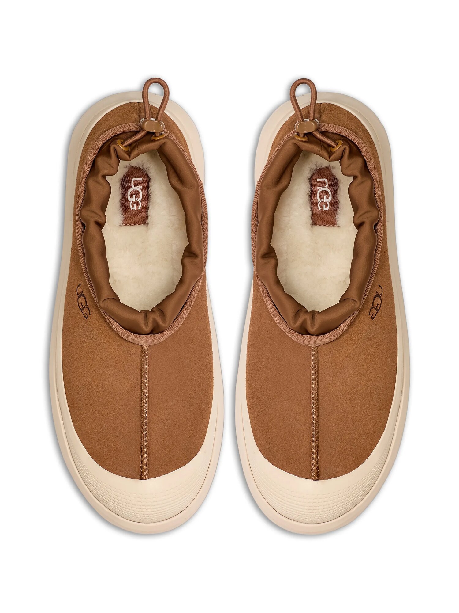 Кроссовки UGG Thick sole adjustable sneakers, размер 9 US, коричневый/серый/оранжевый — фото 1