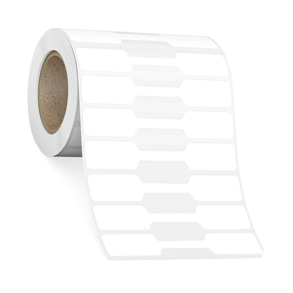 500шт Этикеток для ювелирных изделий Наклейка для идентификации ювелирных изделий Клейкая наклейка с гантелями для показа ожерелий серег Колец