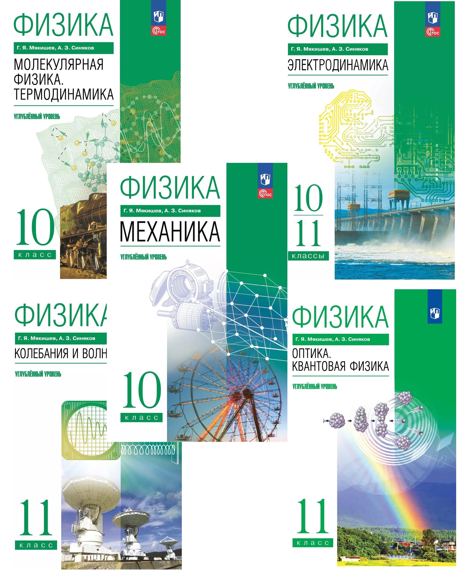 Мякишев Г. Я, Синяков А. З. Физика 10-11 классы. Углублённый уровень (комплект)