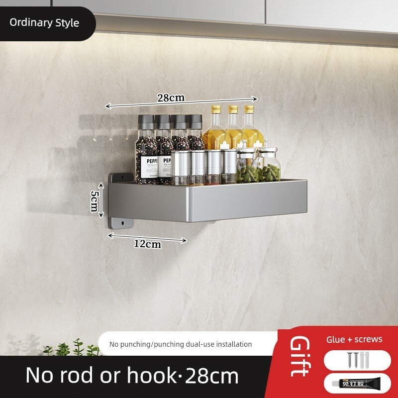 Настенная полка для хранения Nana, многофункциональная полка для специй без сверления, для домашнего использования